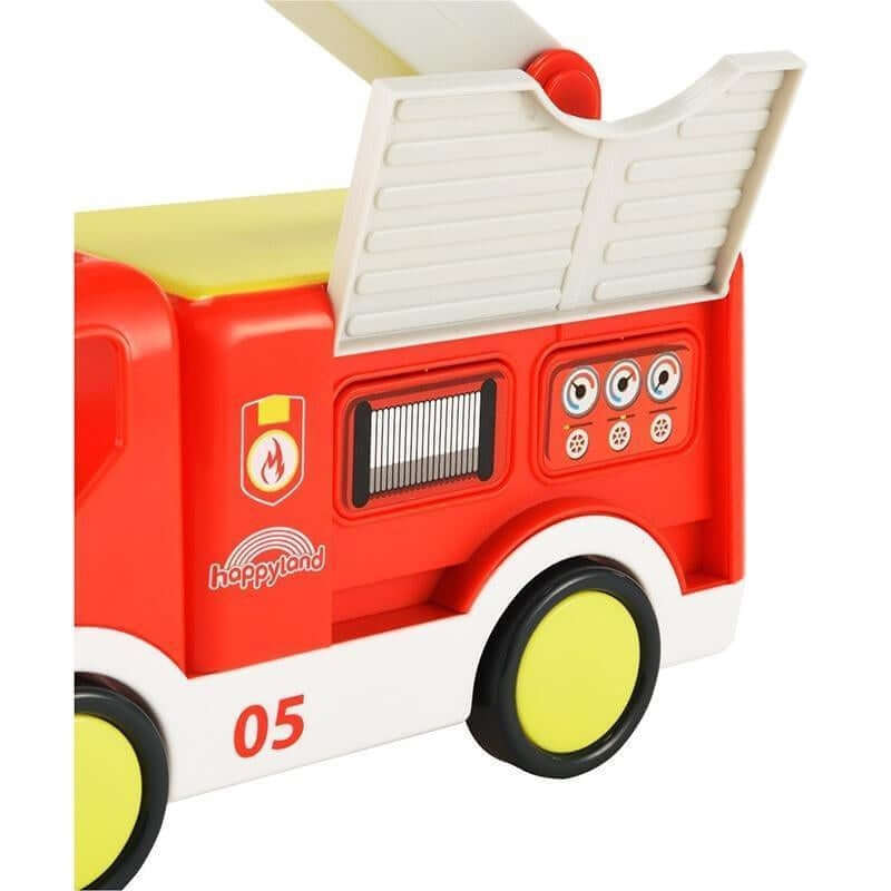 Early Learning Centre - Happyland Lights & Sounds Fire Engine – Panda ...