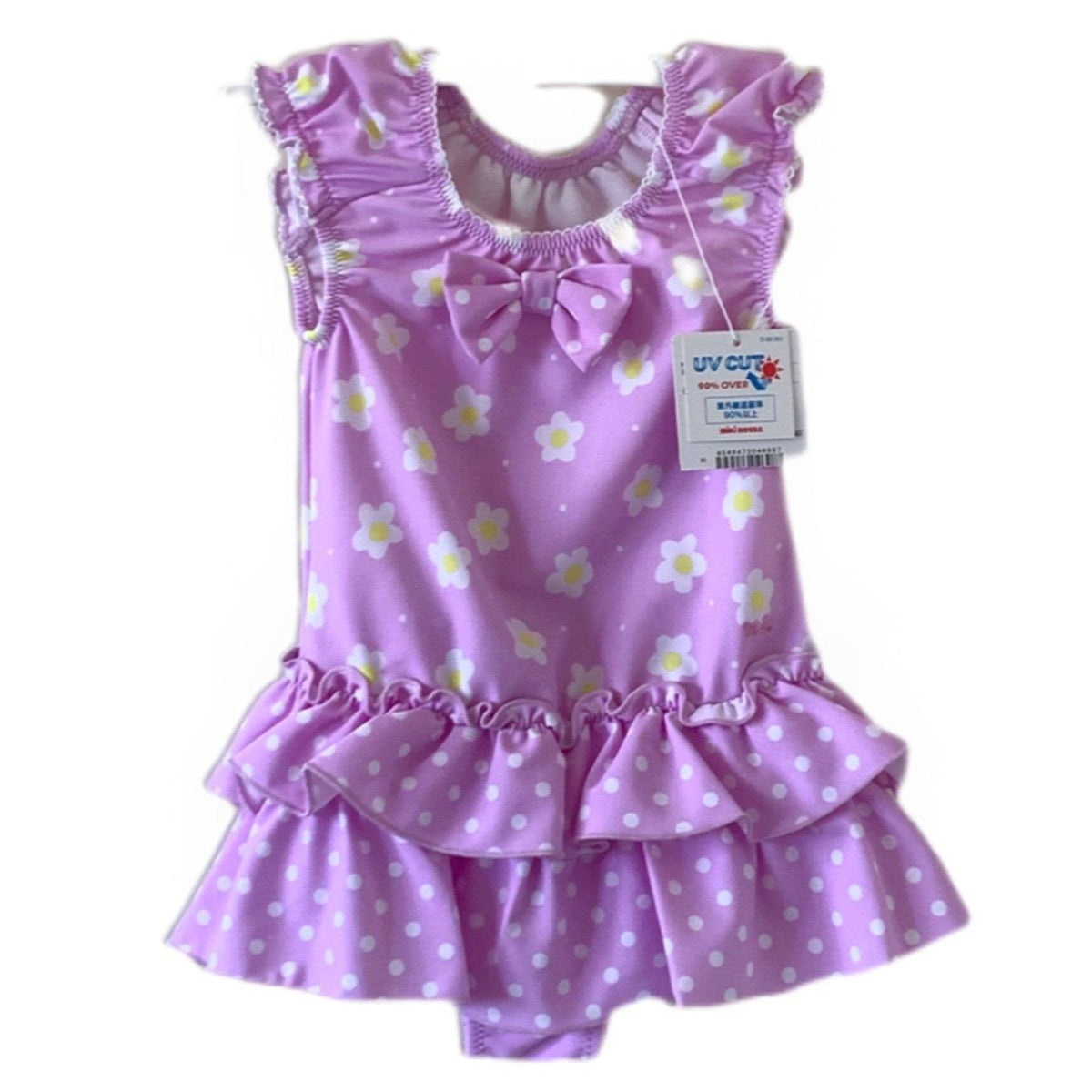 MIKIHOUSE - UV CUT Swimsuit -Purple Slower – Panda Kids and Baby