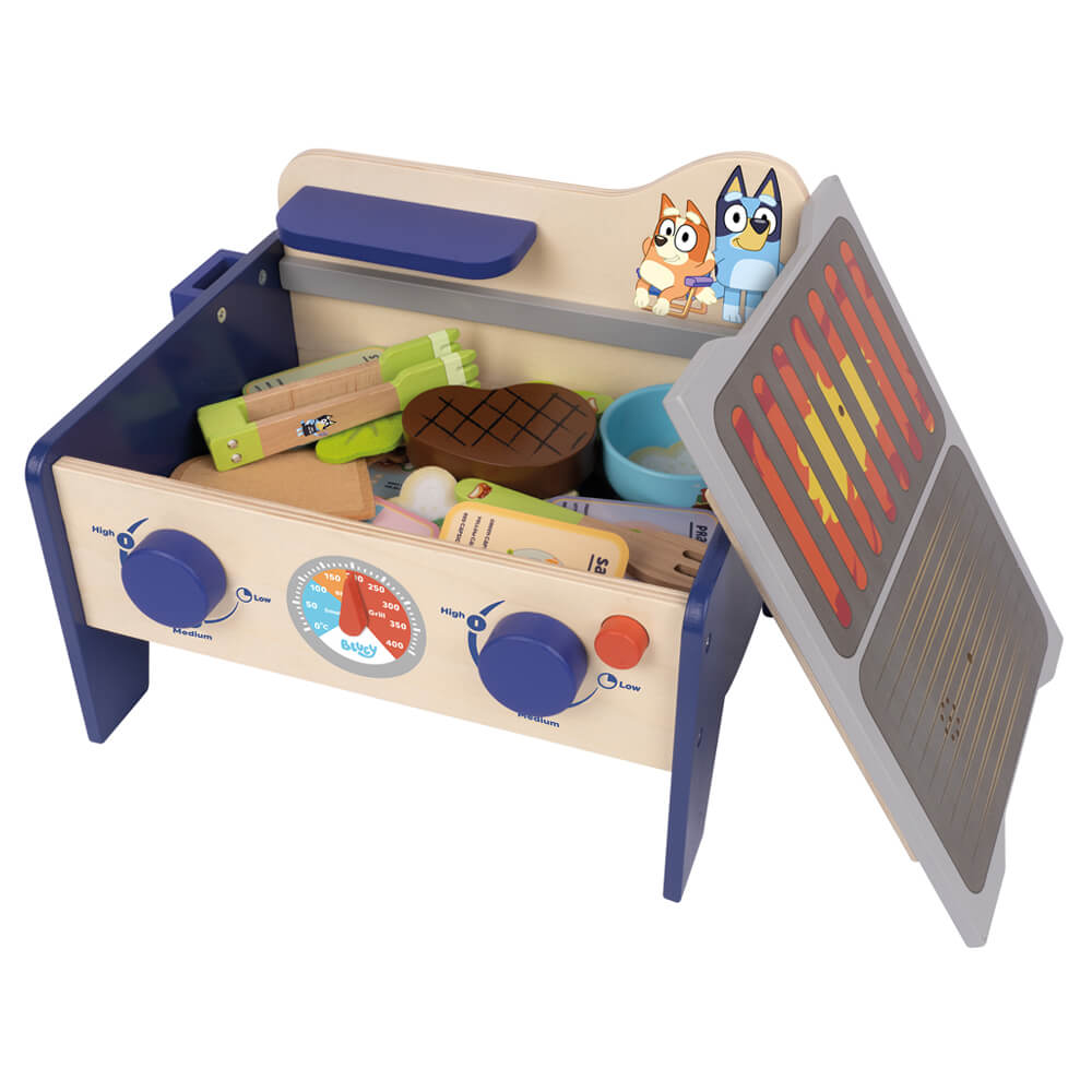 Bluey - Wooden BBQ & Salad Set – Panda Kids and Baby
