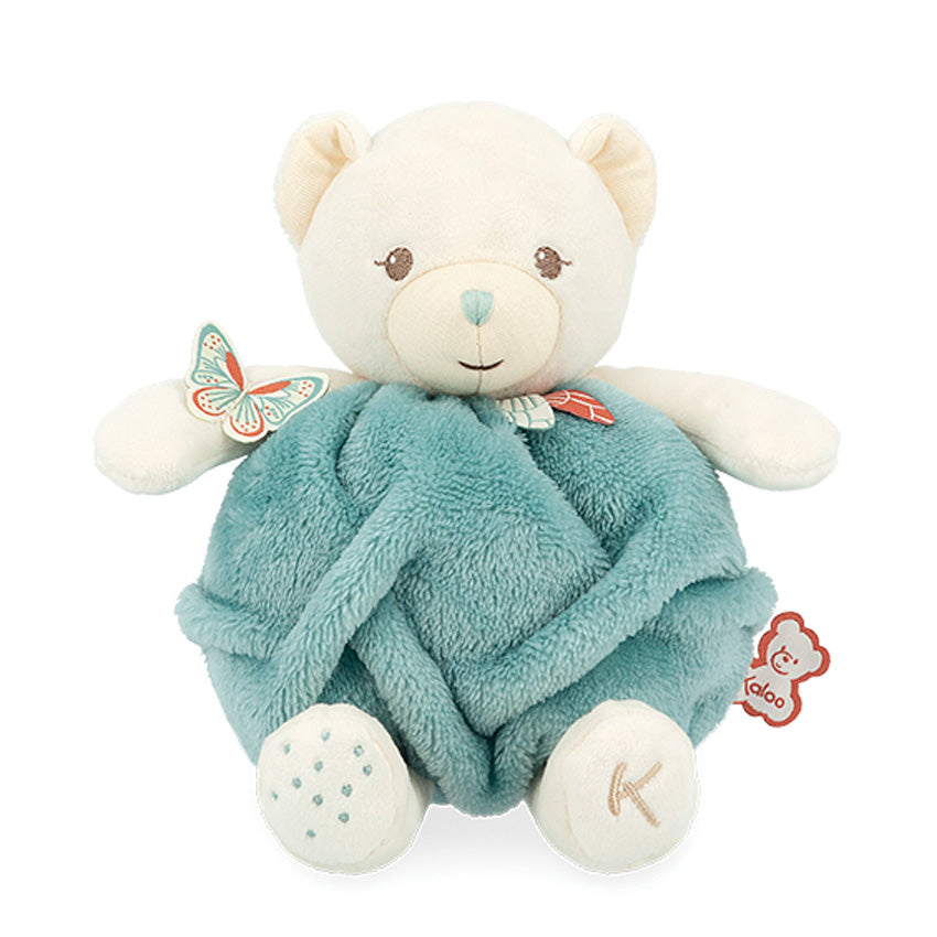 Kaloo - Plume Bear Medium Teal – Panda Kids and Baby